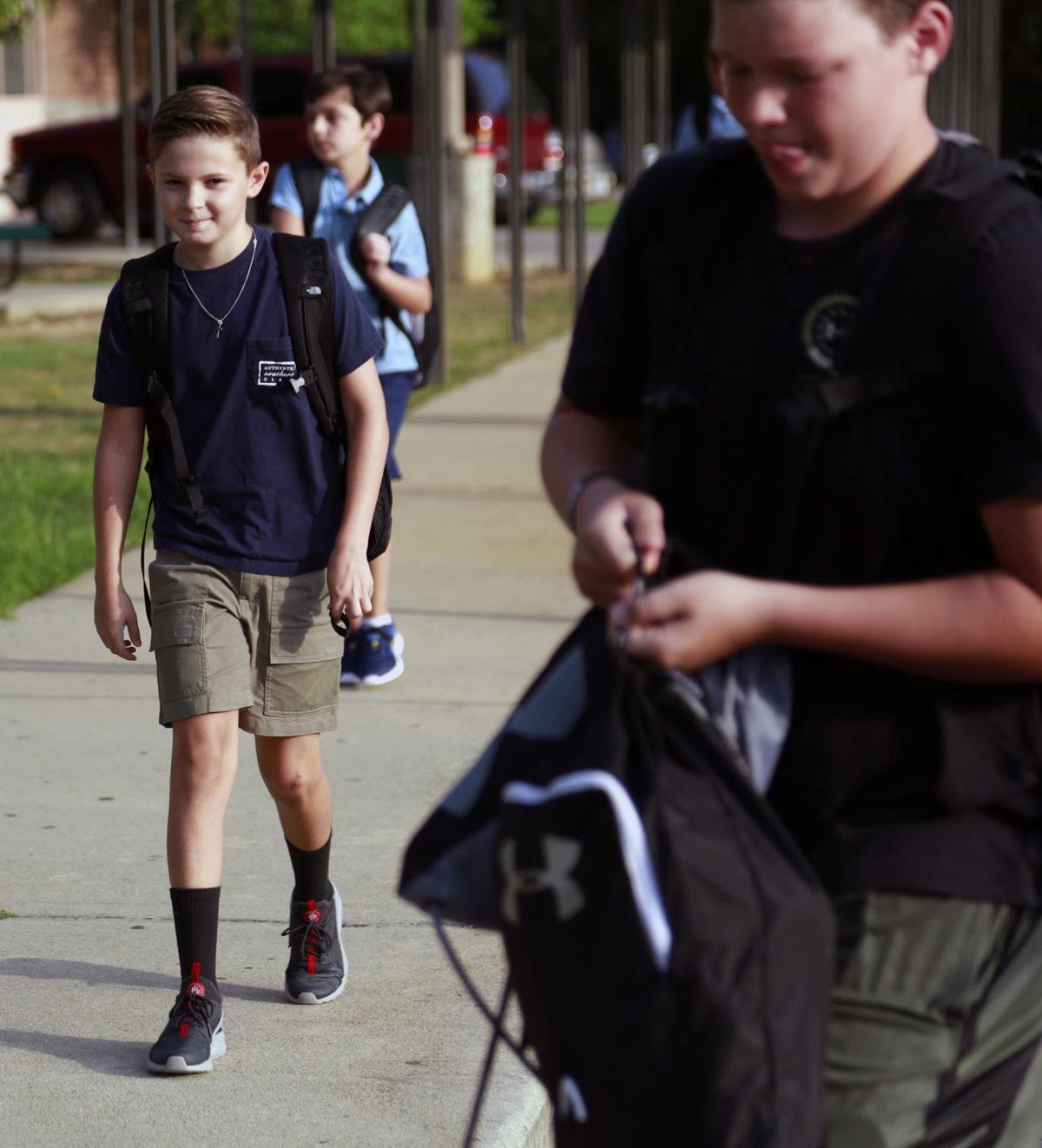 Sneed Middle School First Day of Classes