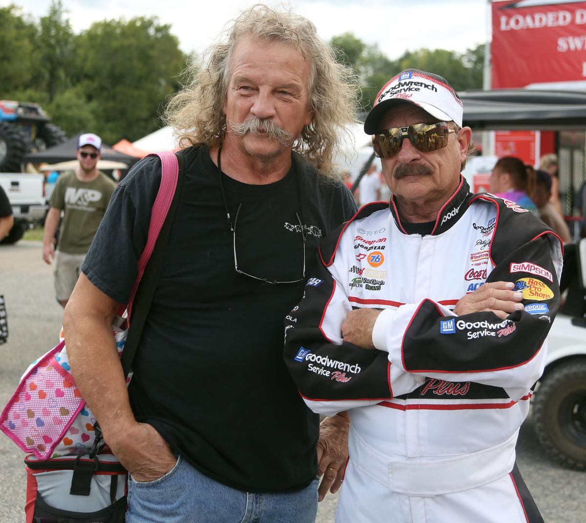 Darlington race fan channels Dale Sr.