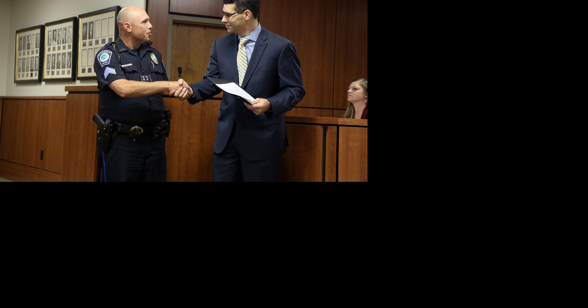 Sgt. Brian Hart recognized by Florence City Council