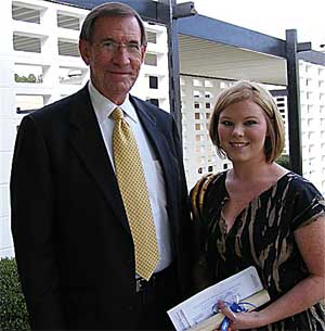 WTC Student Receives Henry and Jackie Poston Scholarship