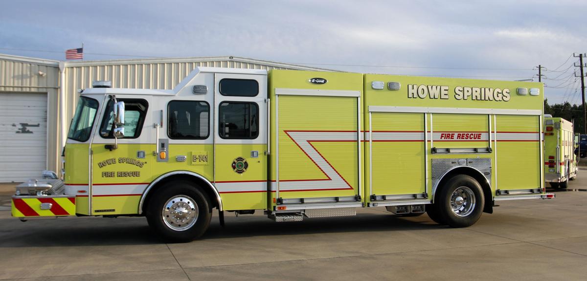 Howe Springs gets three new fire-rescue trucks | Local News | scnow.com