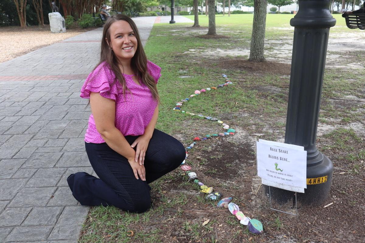 “Sssssss-super” rock snake project slithering through Burry Park