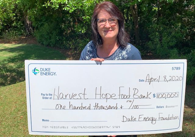 Duke Energy Foundation donates $250,000 to food programs