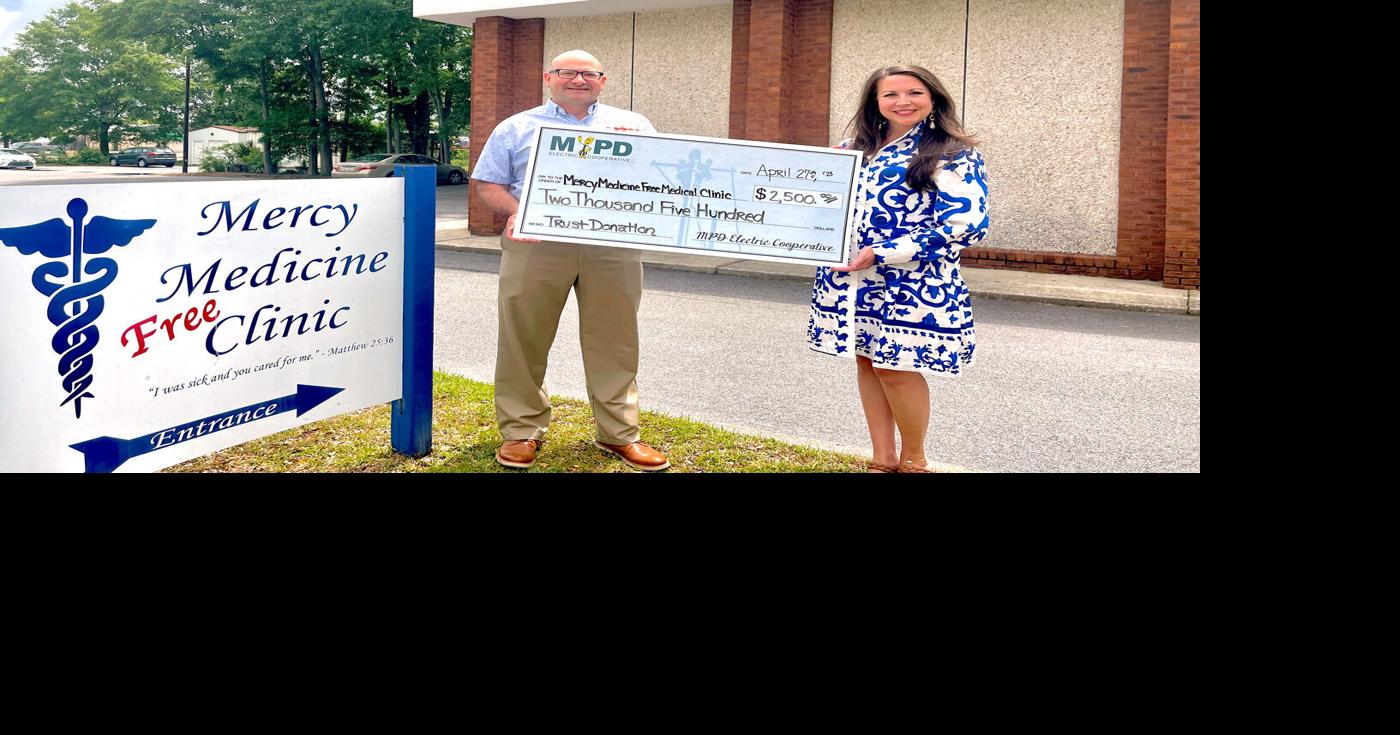 MPD Electric Cooperative gifts $2,500 to Mercy Medicine