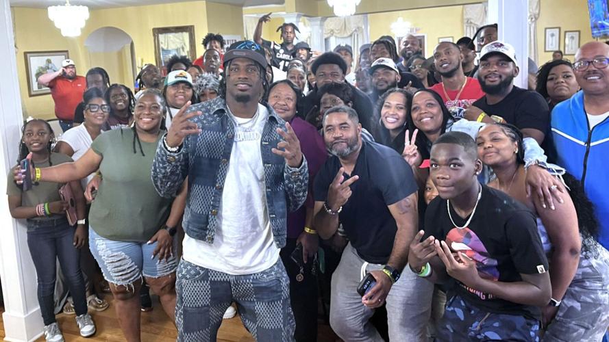 Panthers trade up to land Mullins native Xavier Legette in NFL draft ...