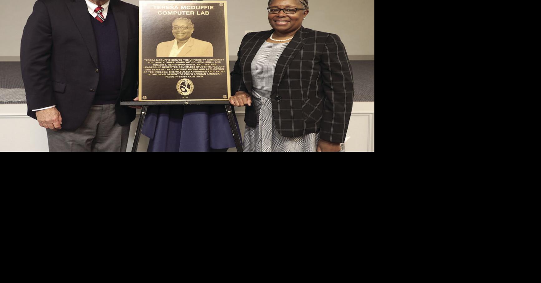 FMU computer lab dedicated for longtime employee