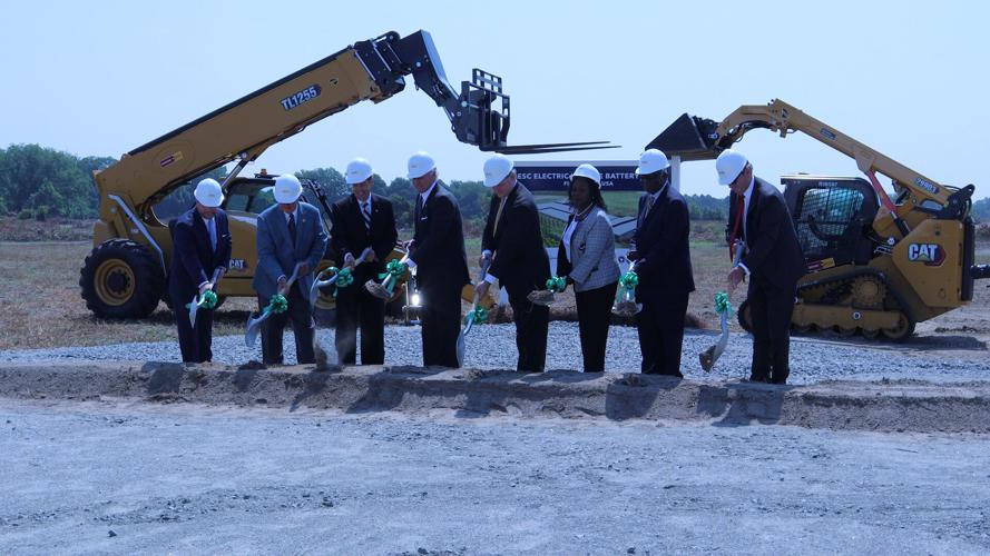 Community leaders gather to break ground for AESC Florence factory