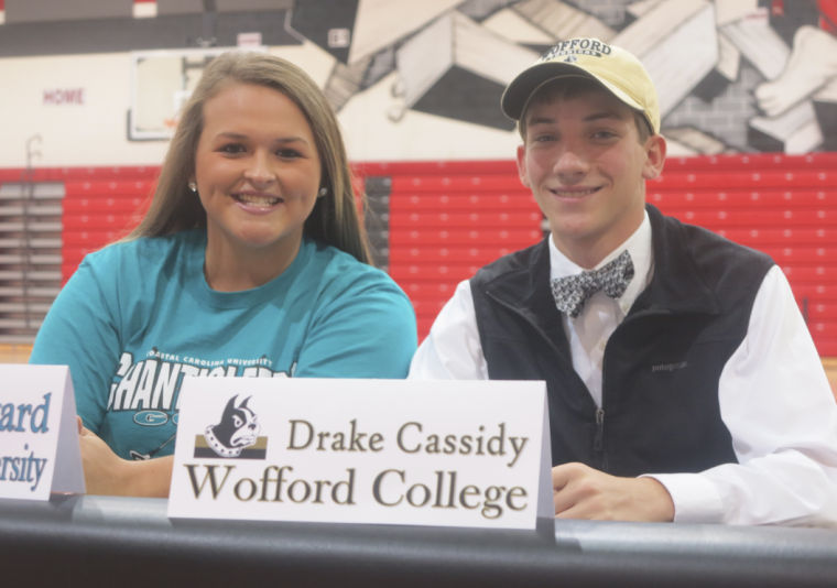 Hartsville’s Cassidy, Howard sign to play Division I golf