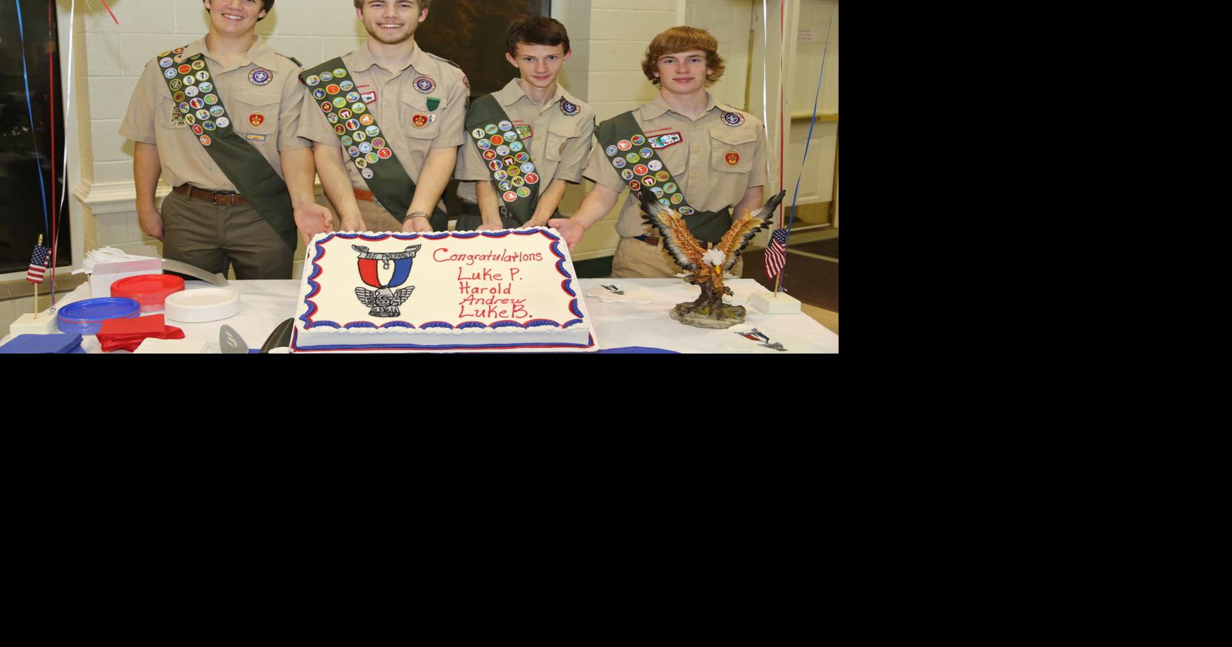 Four scouts from Florence complete Eagle Scout trail