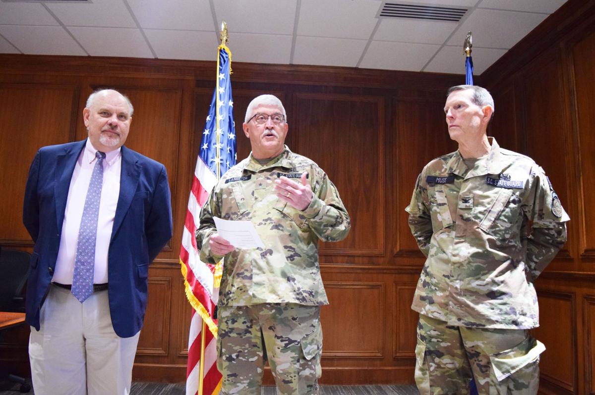 FDTC leader Bethea sworn into State Guard as major