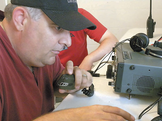 Radio operators ham it up at Lake Darpo