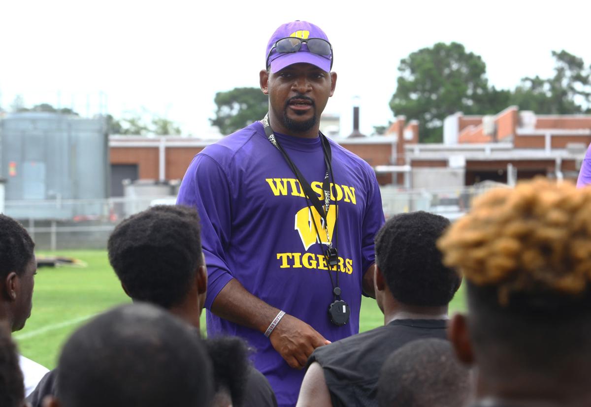 Wilson High School Football Practice