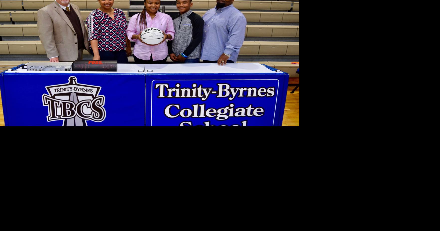 Trinity-Byrnes' Scott honored for surpassing 1,000 career points