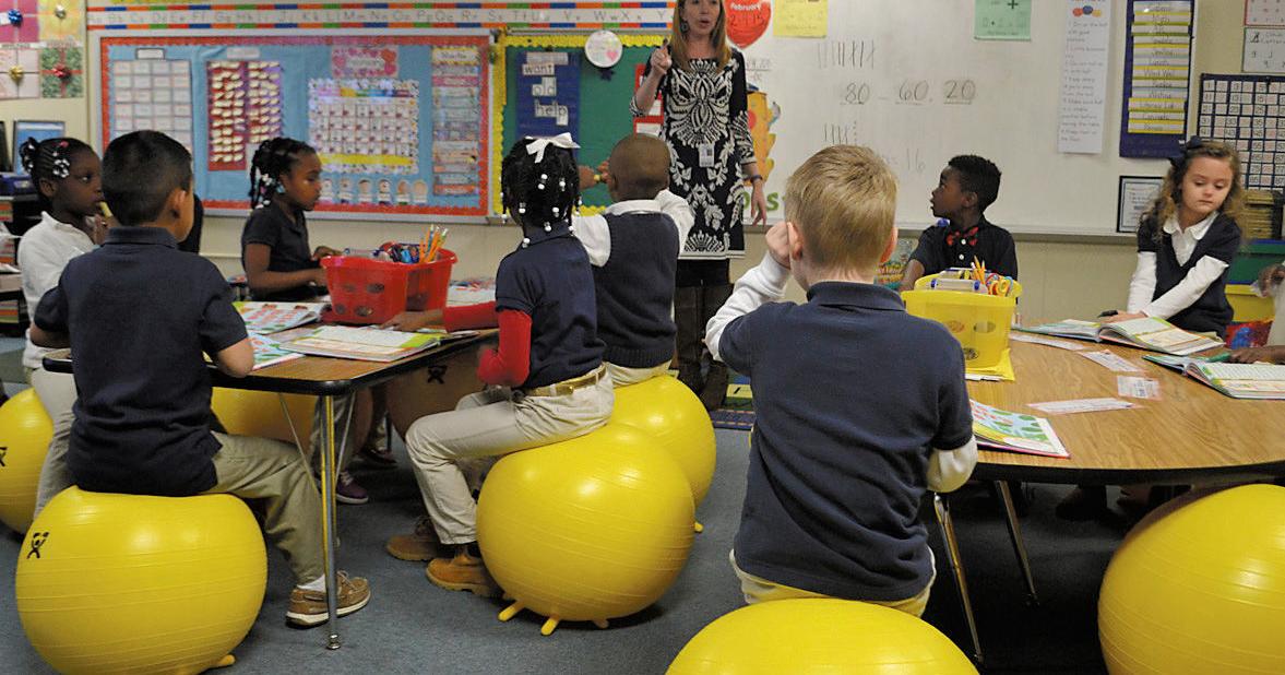 Theodore Lester Elementary students in Florence are on the ball