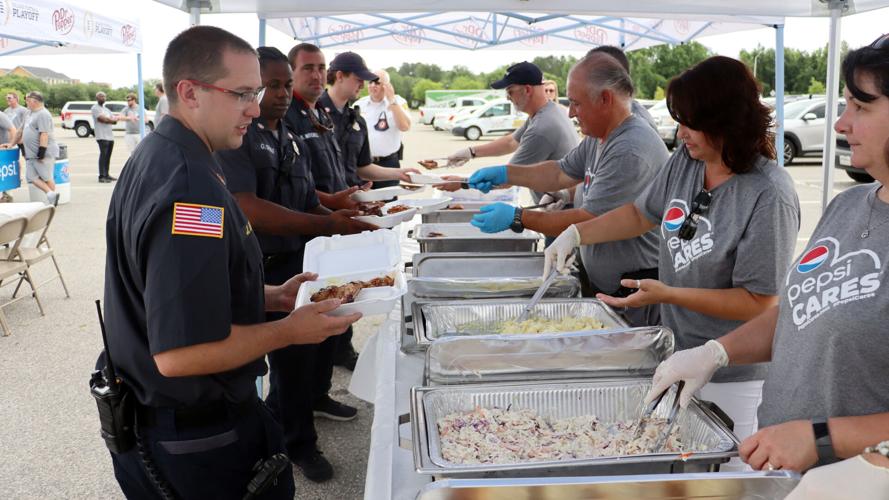 Florence first responders treated to lunch Wednesday