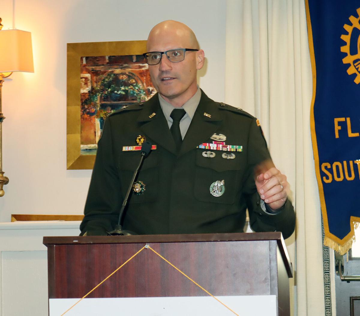Fort Jackson commander speaks to Florence Rotarians