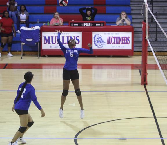 Marion volleyball sweeps Mullins on the road
