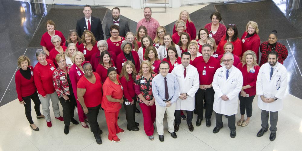 MUSC-FLORENCE STAFF MEMBERS 'GO RED'
