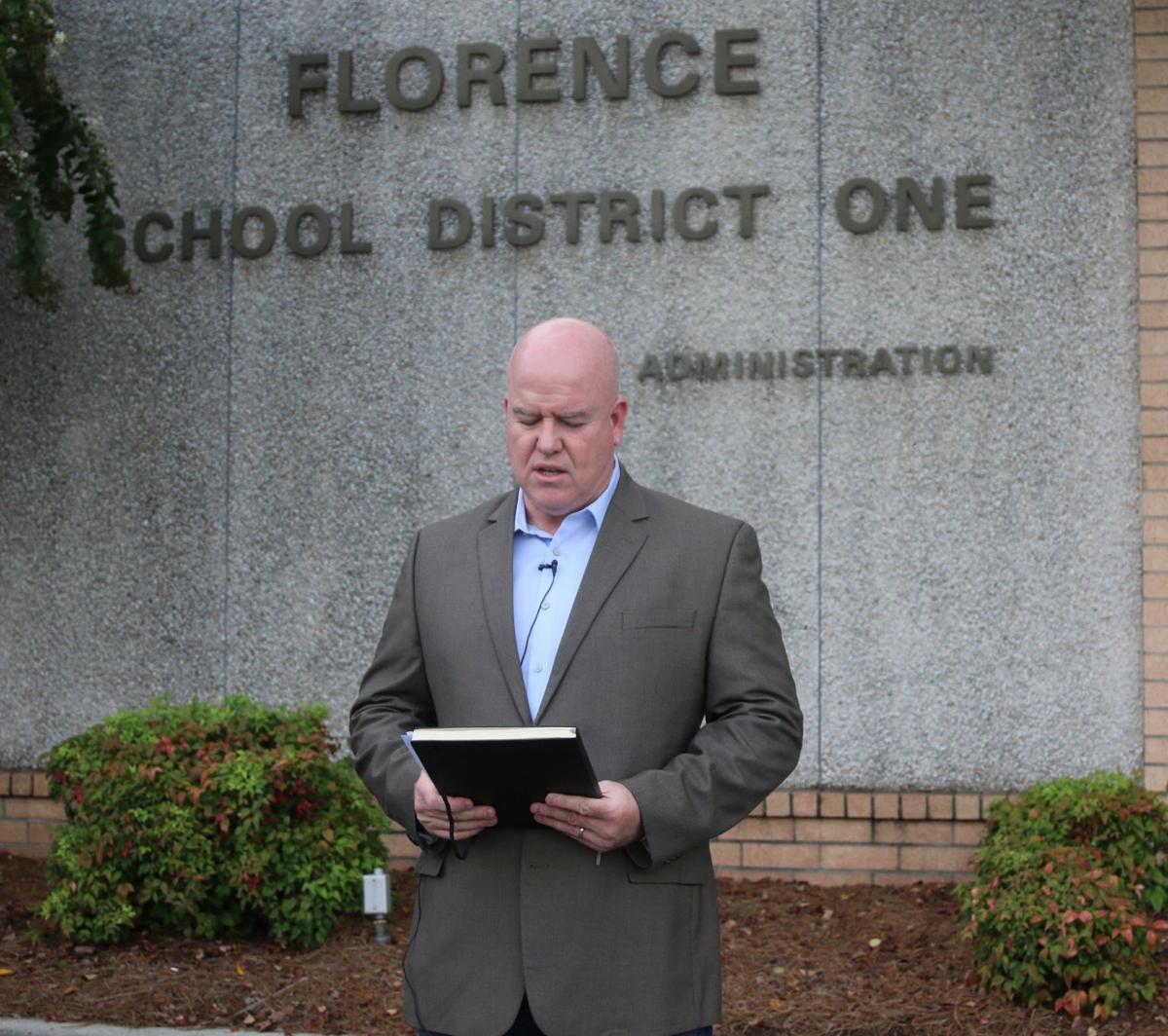 Statement from Florence School District One board Chairman Barry Townsend
