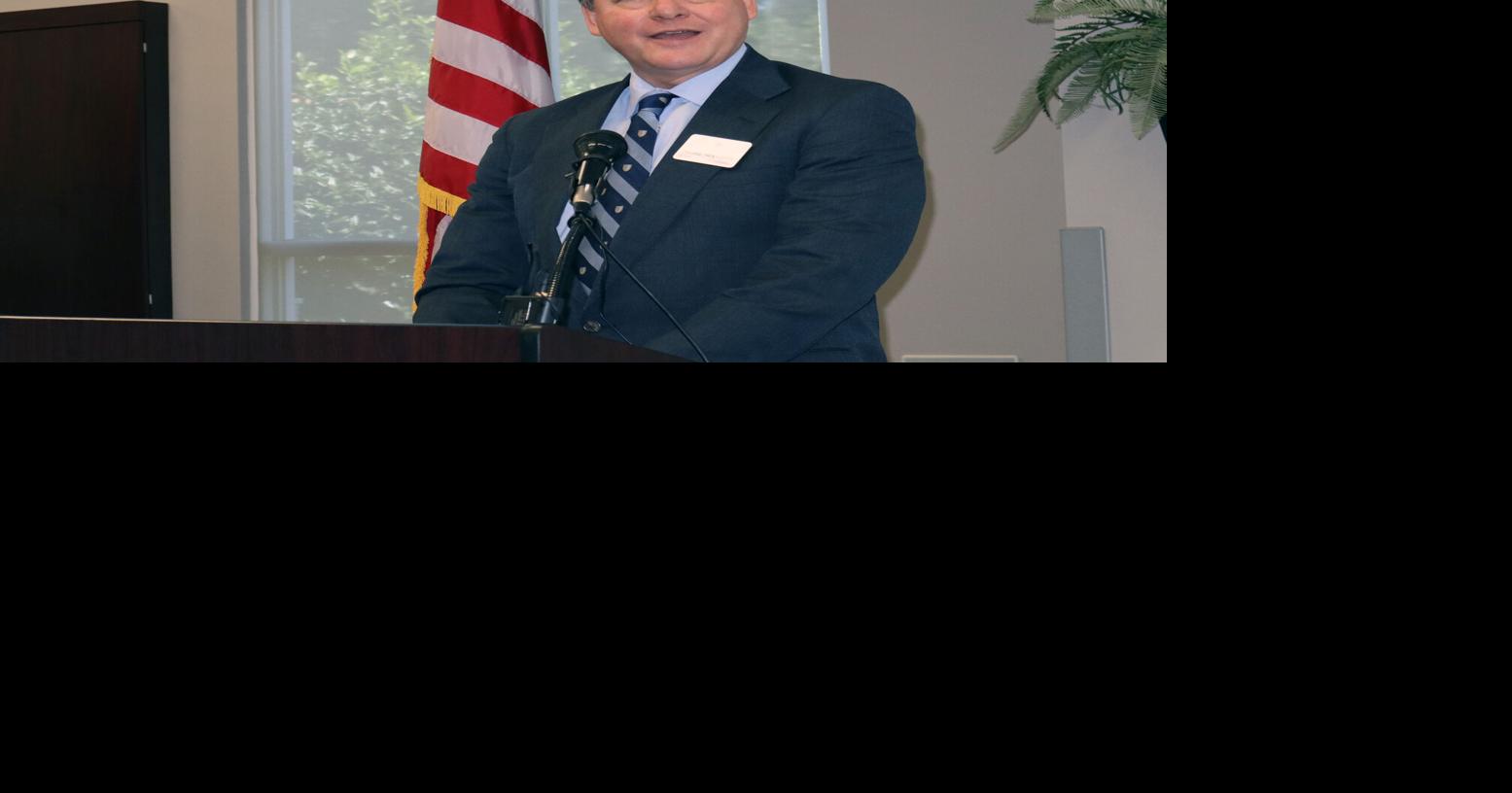 Secretary of Commerce Harry Lightsey speaks at NESA luncheon on Thursday