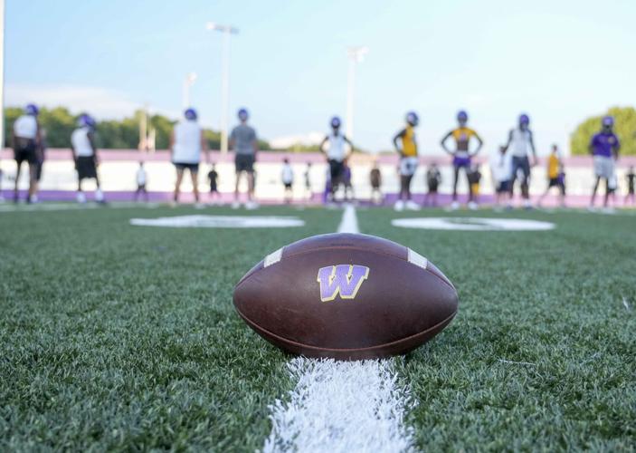 Photos from Wilson's first day of football practice