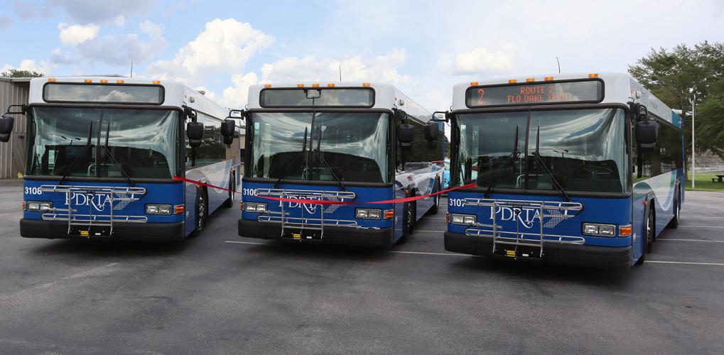 PDRTA launches three new buses with a ribbon cutting