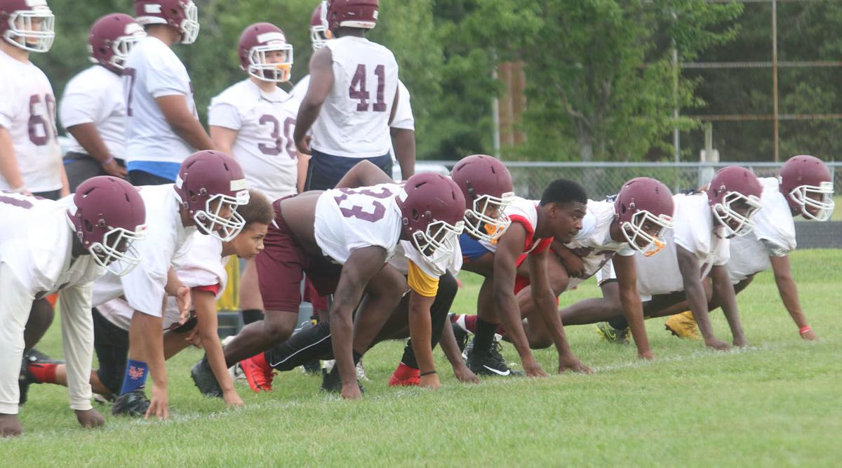 Marion Swamp Foxes Football Practice