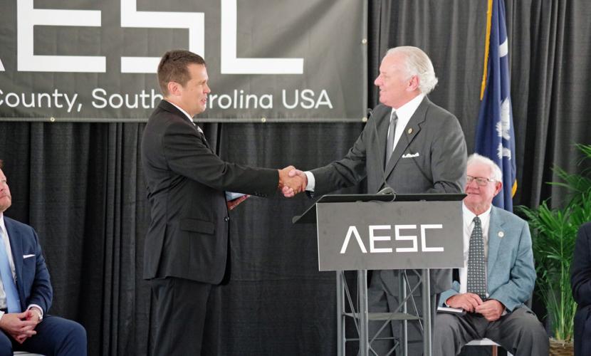 Community leaders gather to break ground for AESC Florence factory