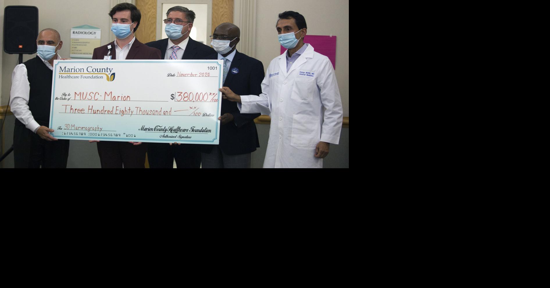 MUSC Health Marion Medical Center gets $380,000 gift