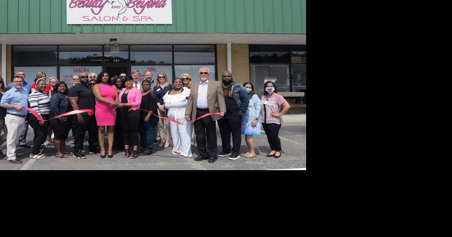 Beauty and Beyond Salon and Spa ribbon cutting held