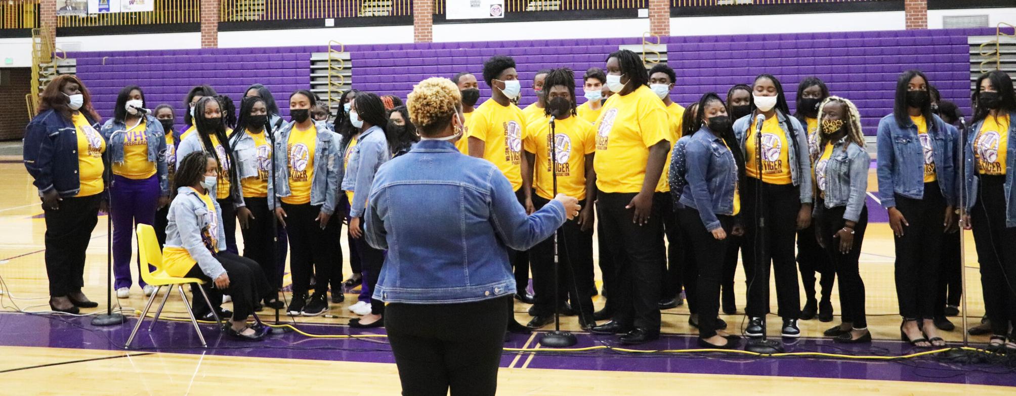 PHOTOS: Pearl Moore Gym Floor Dedication