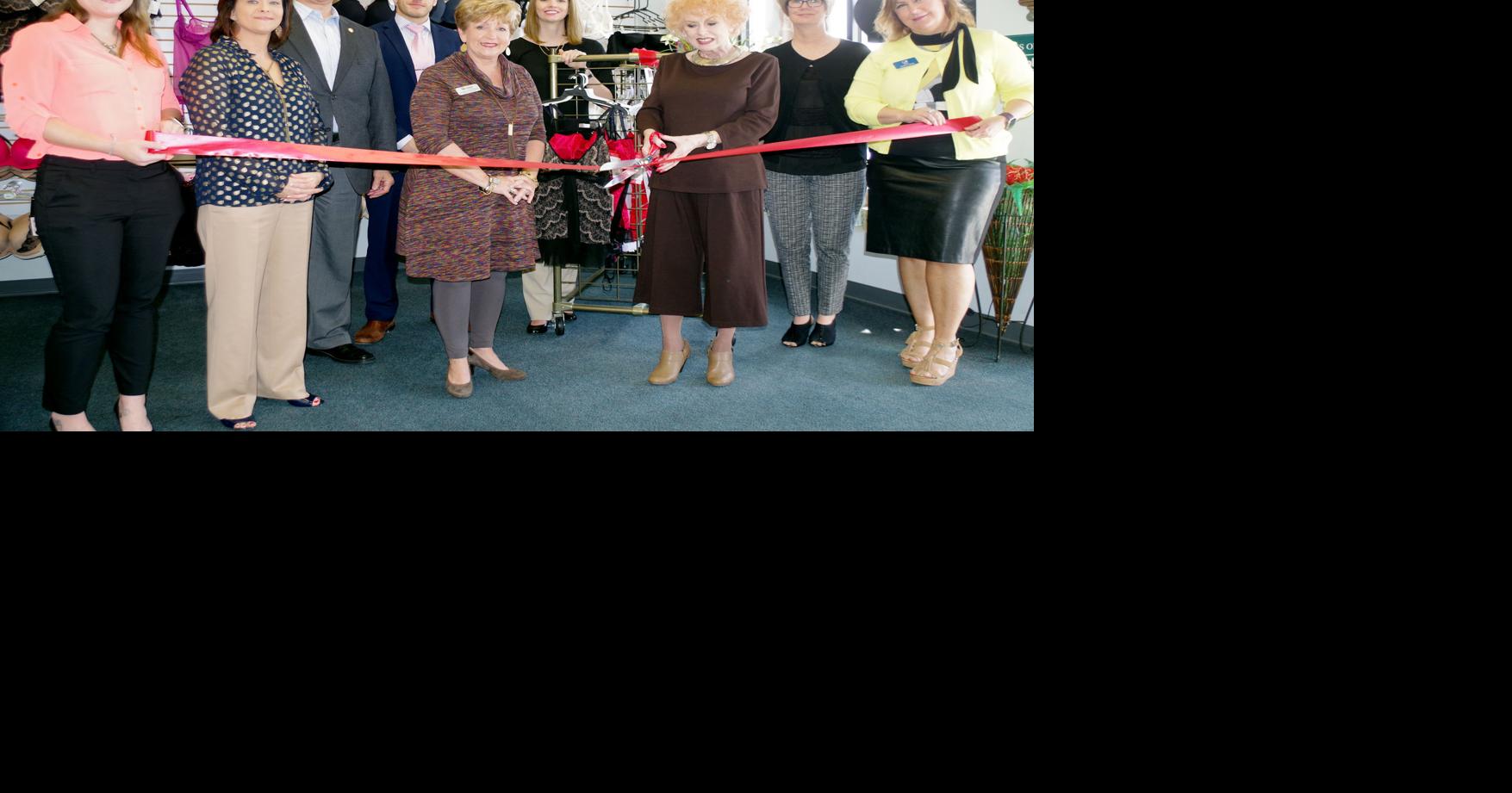 Florence bra, lingerie shop holds ribbon cutting