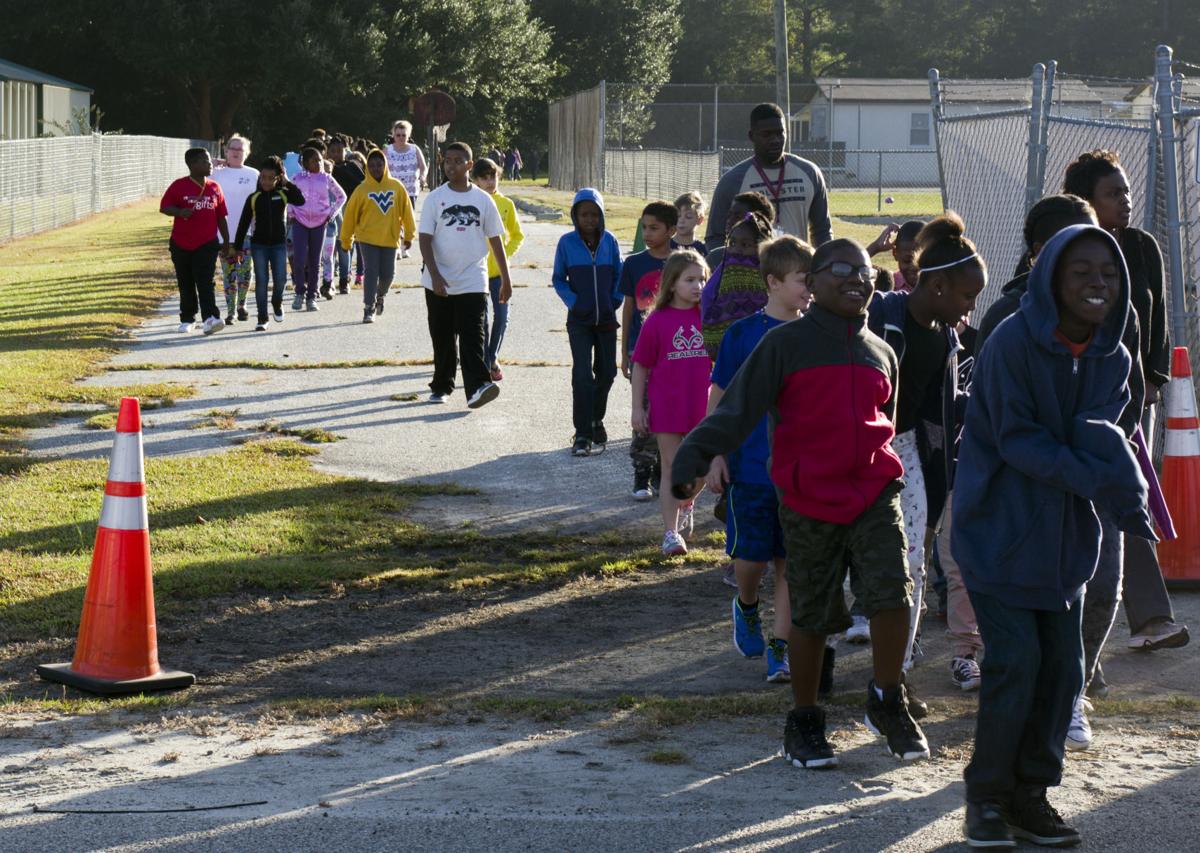 Savannah Grove Walk to School Day