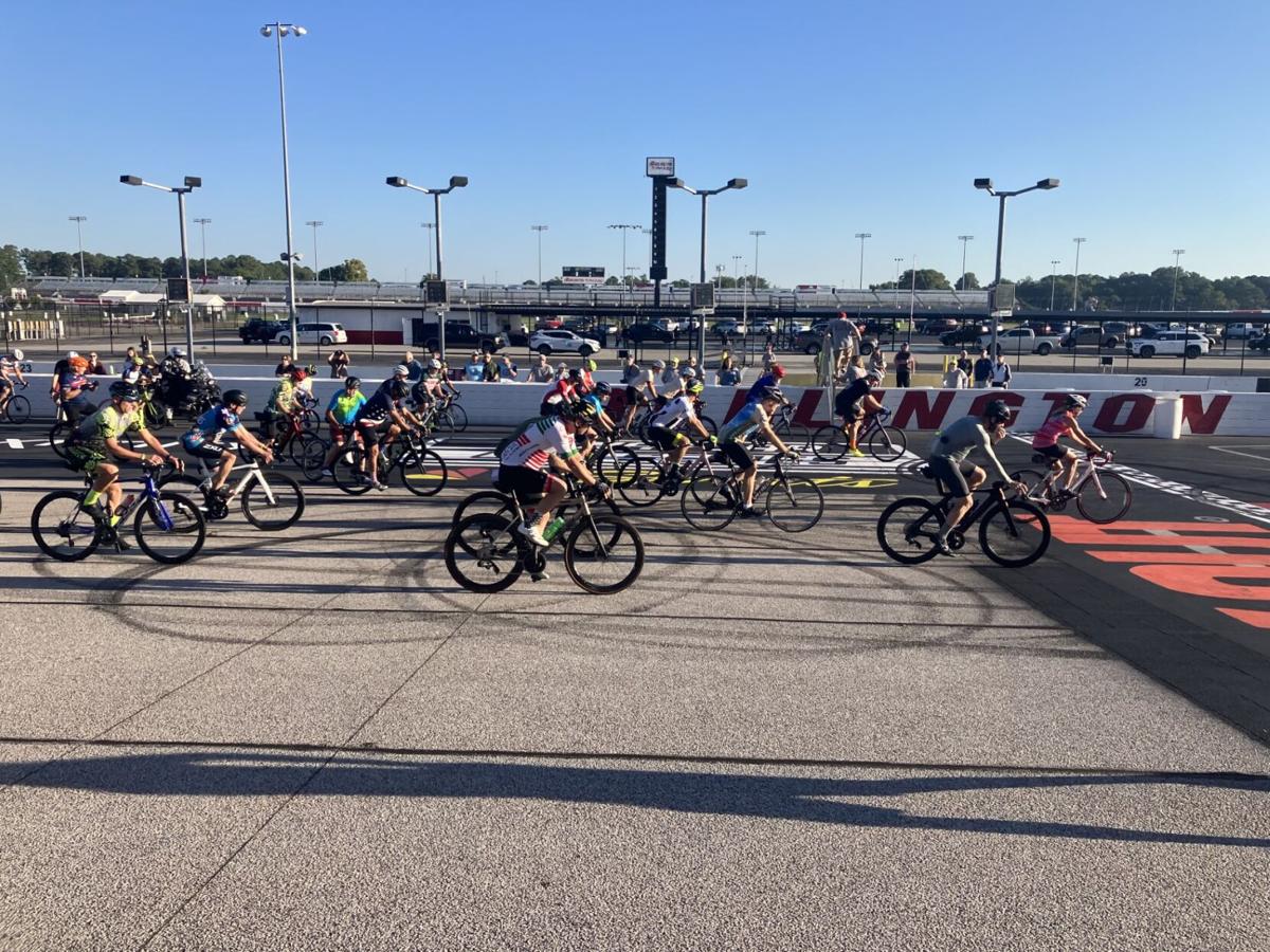 FCA cycling event at NASCAR Darlington raceway in January