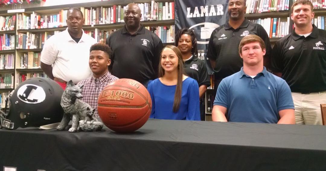 Lamar athletes sign letters of intent
