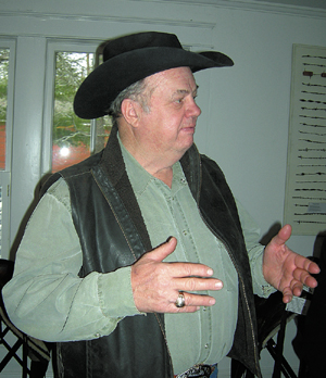 Segars' saddle collection on display