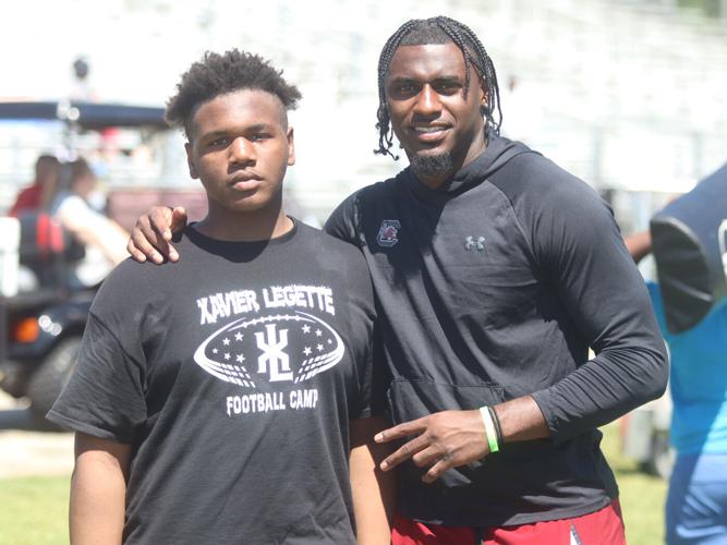 More than 347 children attend Gamecocks football’s Xavier Legette camp ...