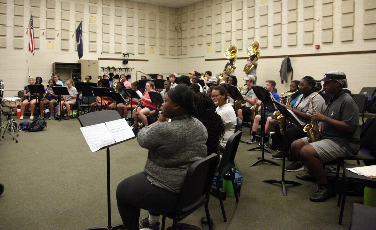 West Florence High School Marching Band Practice