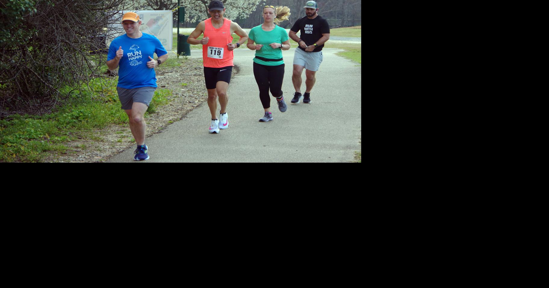 Pacing 4 Pieces run mostly virtually, but some hit the trail in person