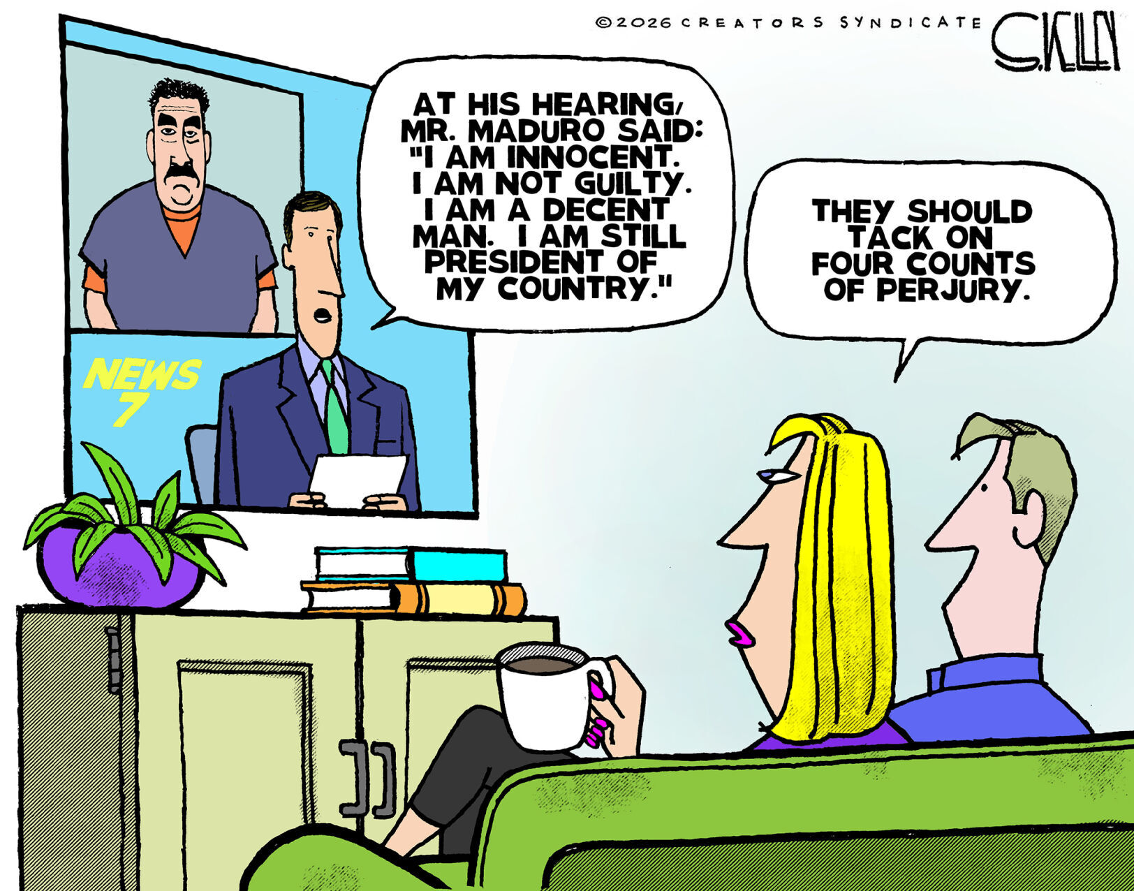 12 political cartoons venture into the Venezuelan incursion