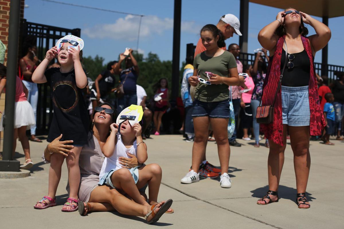 Spectators at FMU cheer the Great American Eclipse
