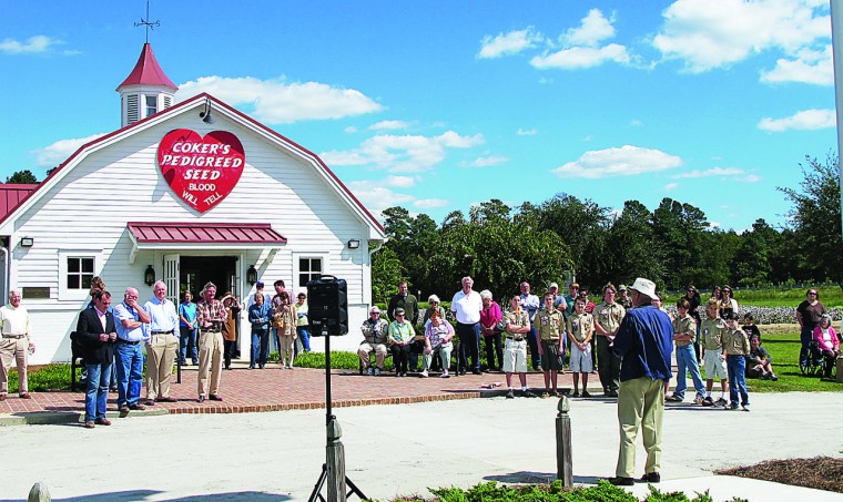 Historical marker unveiled at Coker Farms Fall Festival