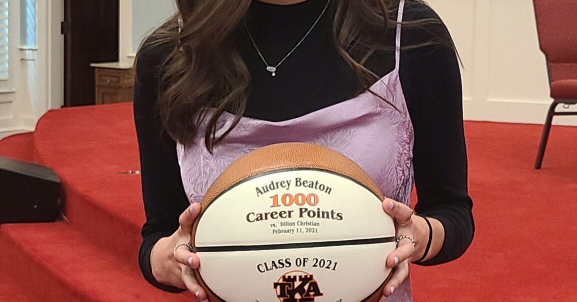 TKA's Audrey Beaton surpasses 1,000 career points