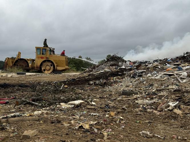 Fire at Darlington County landfill