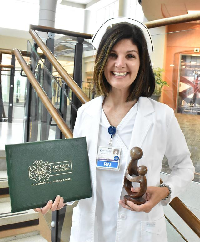Lee named first DAISY Award honoree at MUSC Health-Florence Medical Center