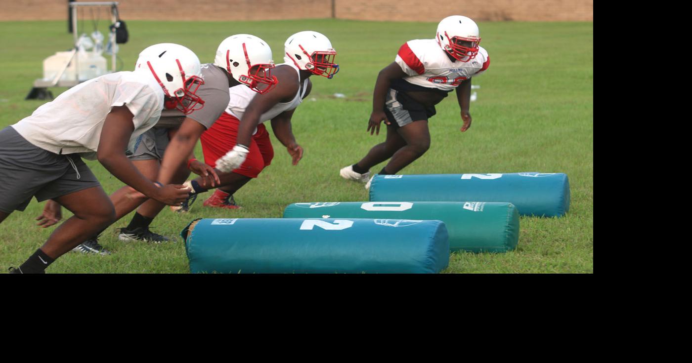 Mullins football practice