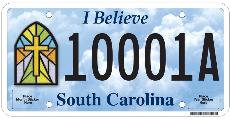 Proposed 'I Believe' plate draws controversy, support
