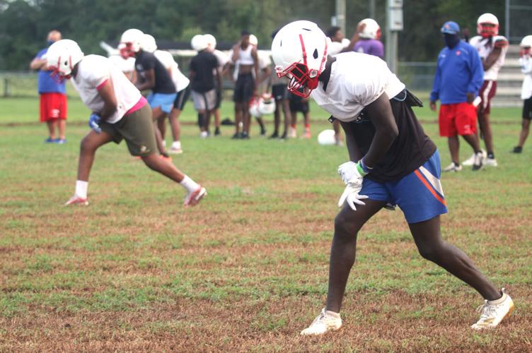 Mullins football practice