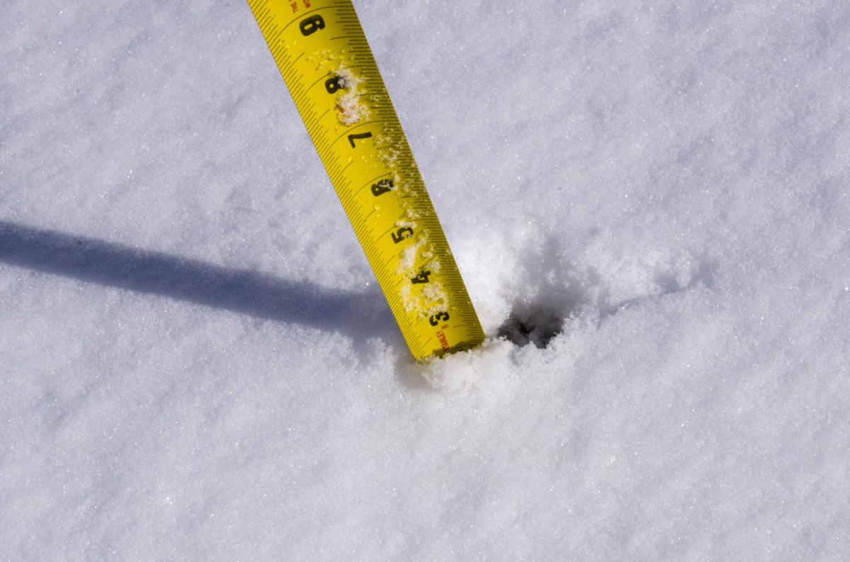 How much snow did we get Wednesday?