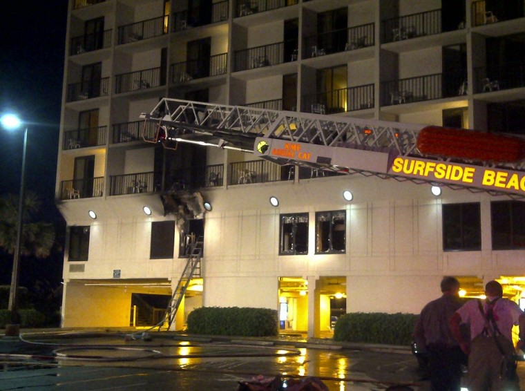 Firefighters respond to Surfside Beach Resort fire